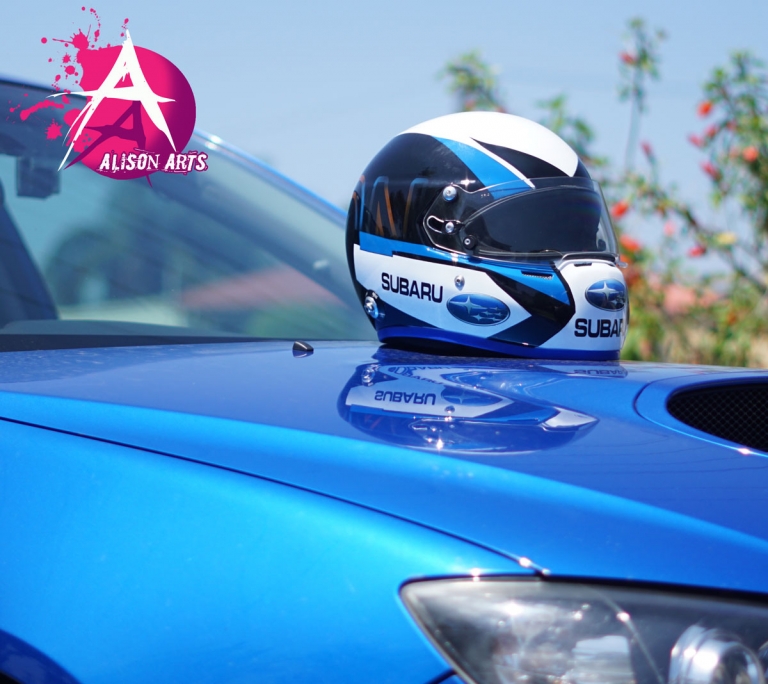 Painted Helmets - ALISON ARTS