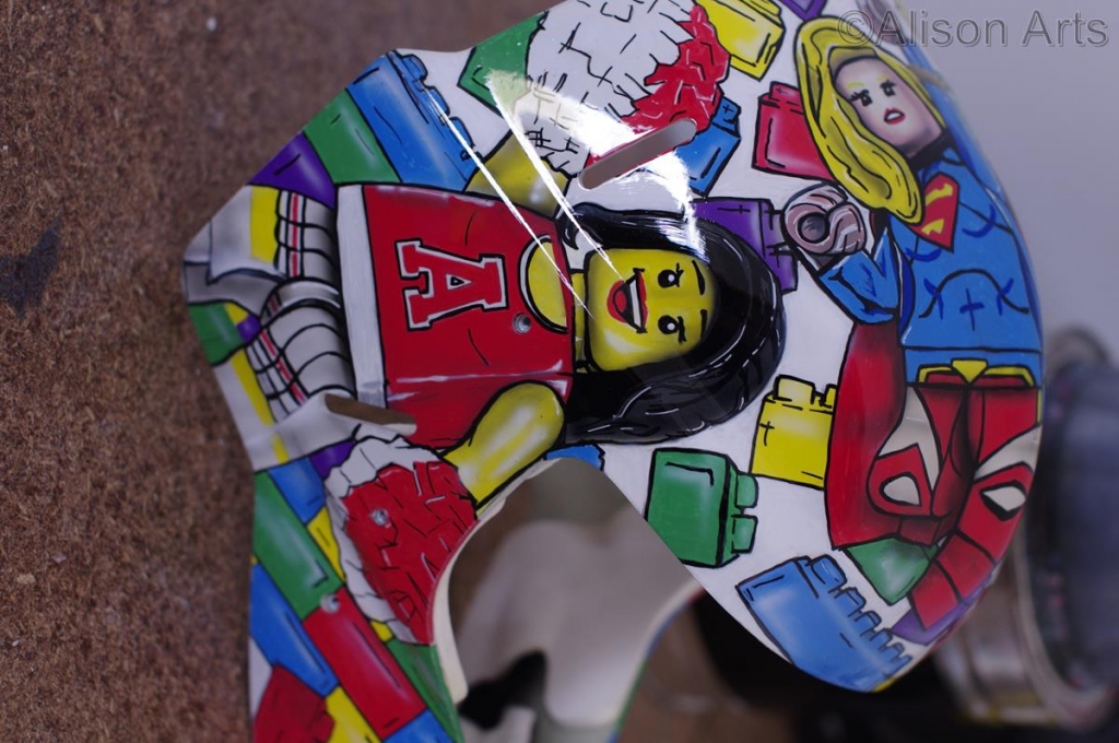 Custom painted hockey