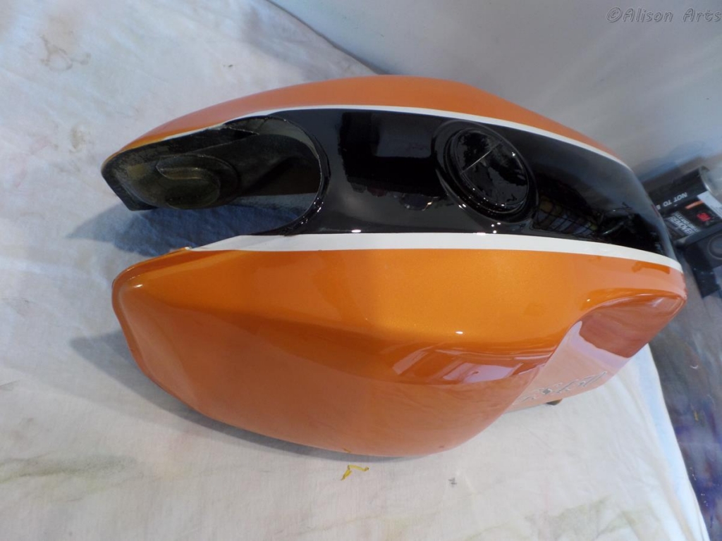 Custom painted GS450 tank