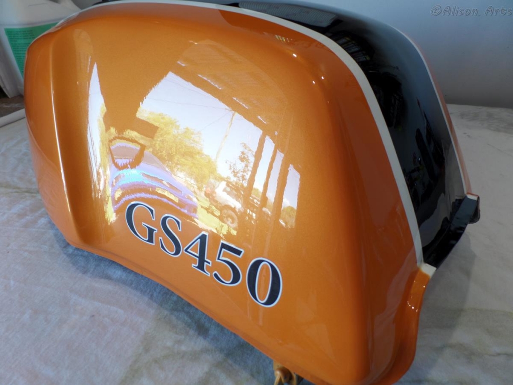 Custom painted GS450 tank
