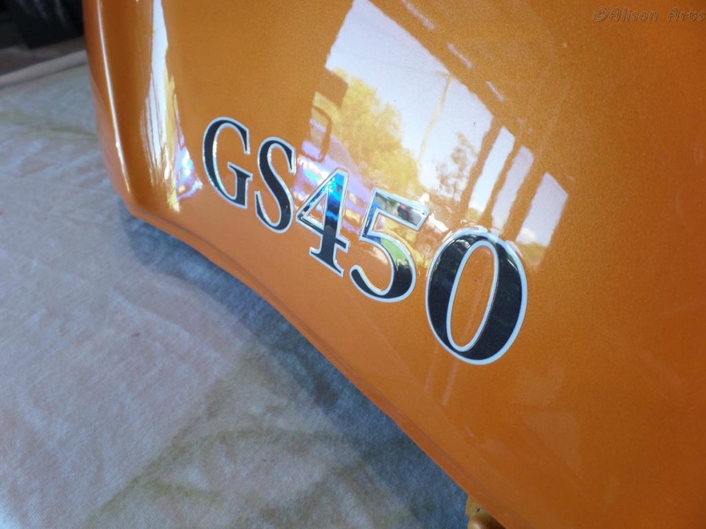 Custom painted GS450 tank