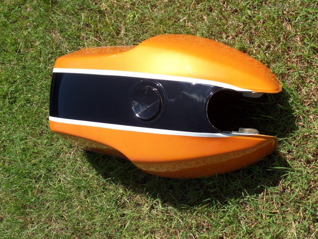 Custom painted GS450 tank